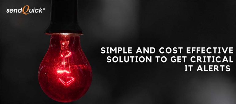Get Critical IT Alerts with Ease & Efficiency | SendQuick